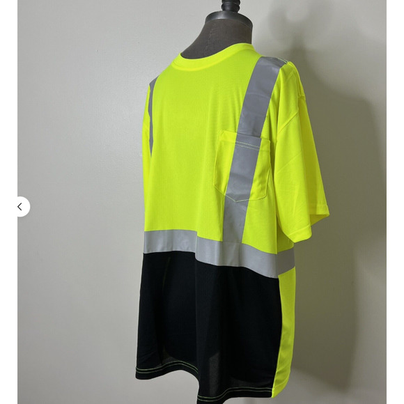 CSX | Shirts | New Csx Neon Hires Safety Neon Yellow Rail Train Tee ...